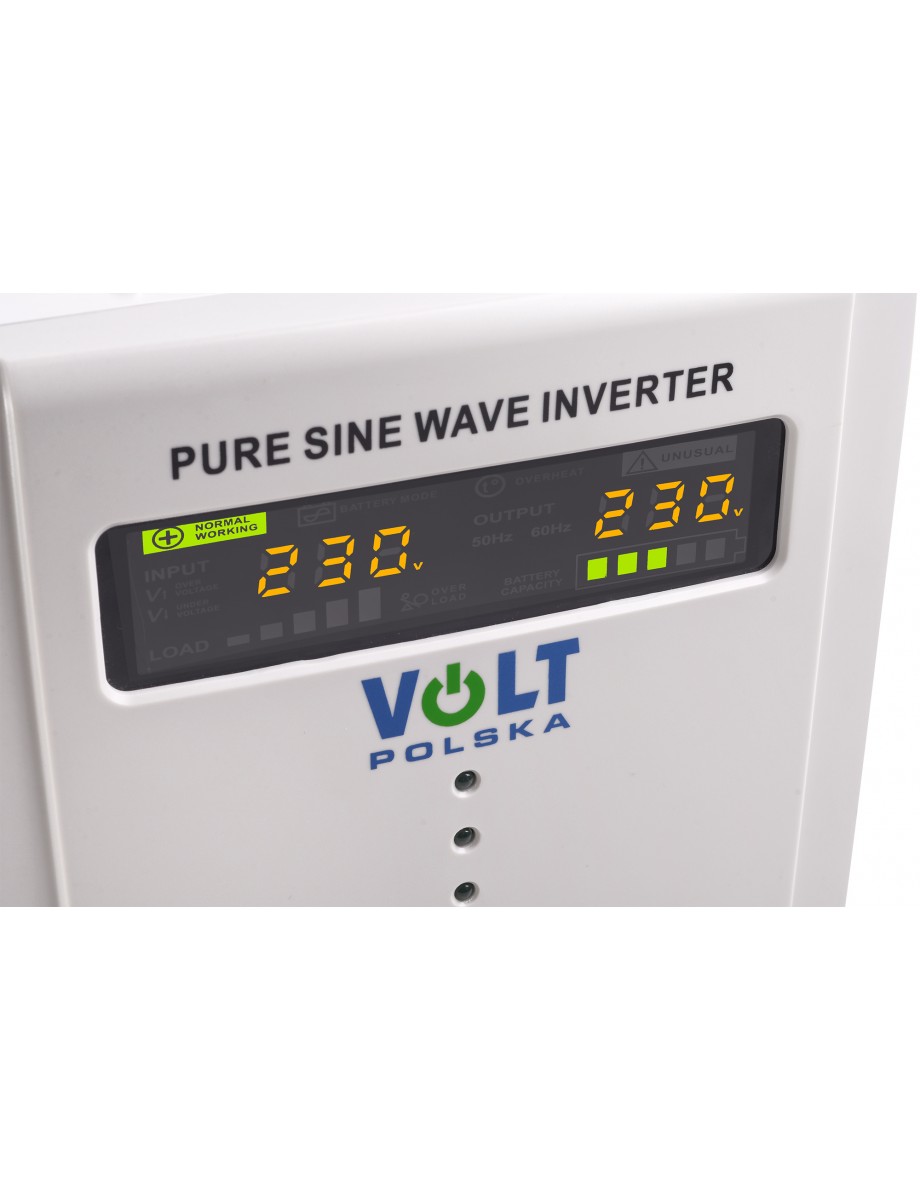 Zasilacz awaryjny SINUS PRO 500 E 12/230V (350/500W) | VOLT Polska