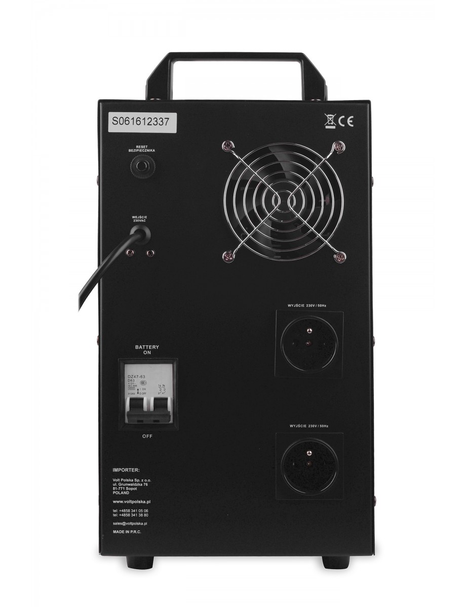 Zasilacz awaryjny z akumulatorem UPS 1000W - SINUS UPS 1000 + AKU 45AH ...