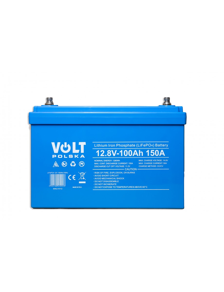 Akumulator LiFePO4 12V 100Ah 150A + BMS + BT | VOLT Polska