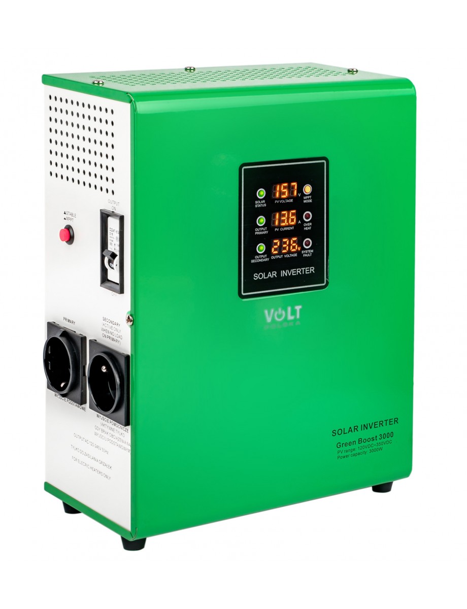 PRZETWORNICA SOLARNA DO GRZANIA WODY, BOJLERA GREEN BOOST MPPT 3000 ...