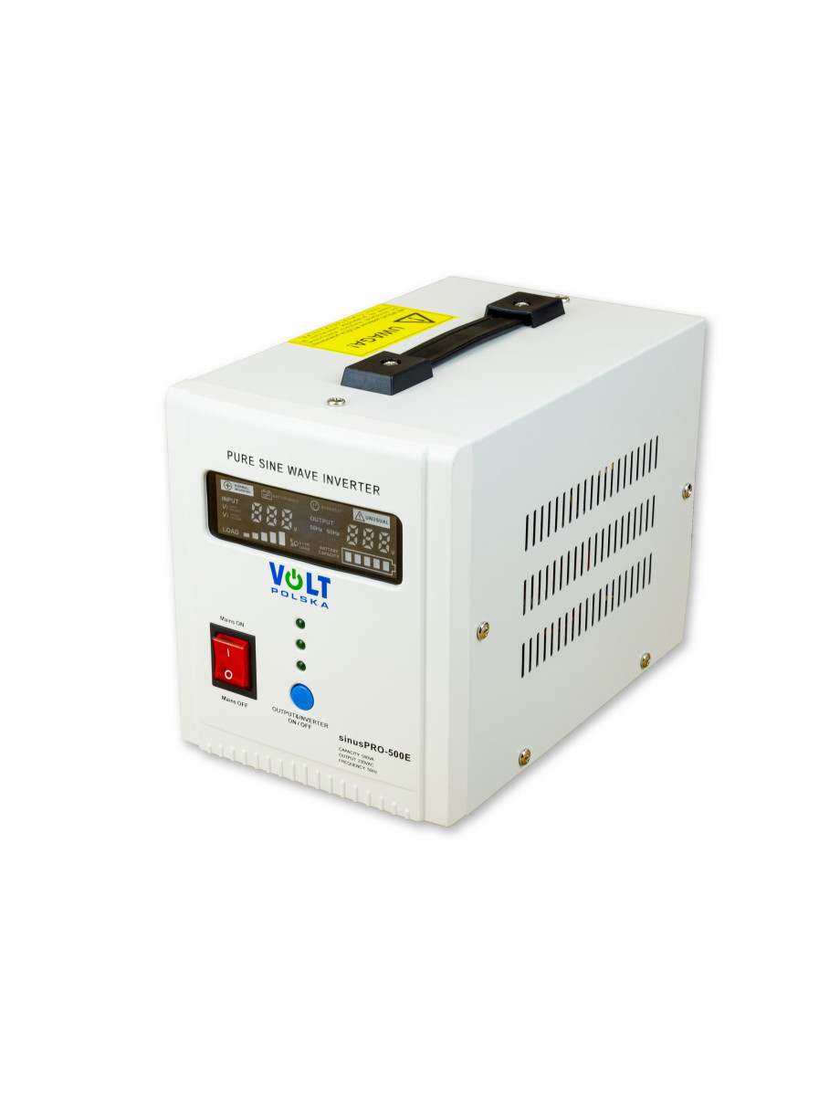 Zasilacz awaryjny SINUS PRO 500 E 12/230V (350/500W) | VOLT Polska