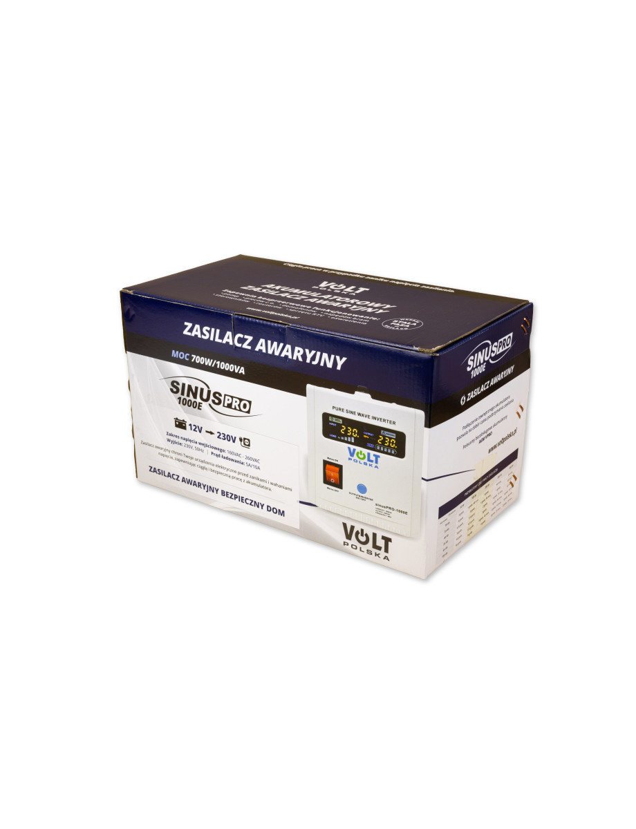 ZASILACZ AWARYJNY SINUS PRO 1000 E 12/230V (700/1000W) | VOLT POLSKA